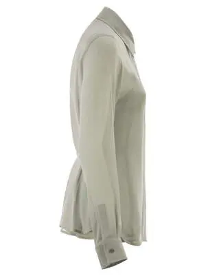 Max Mara Silk Chiffon Shirt With Matching Top