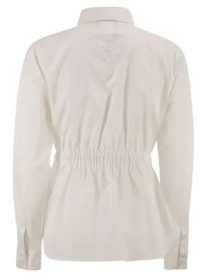 Max Mara Cotton Poplin Shirt - White