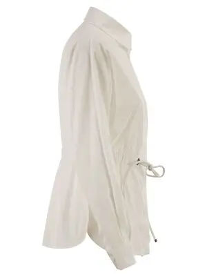 Max Mara Cotton Poplin Shirt - White