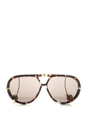 Bottega Veneta Loop Glasses - Black