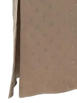 Fendi Satin Midi Dress - Gray