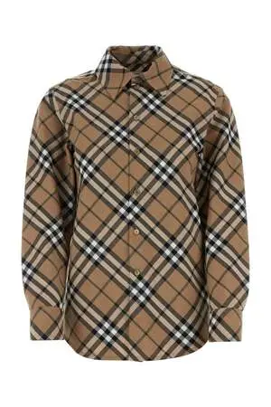 Burberry Embroidered Polyester Blend Shirt - Multicolor
