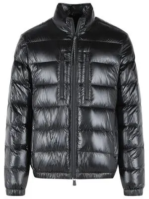 Moncler Foldable Short 'orres' Polyamide Down Jacket - Black