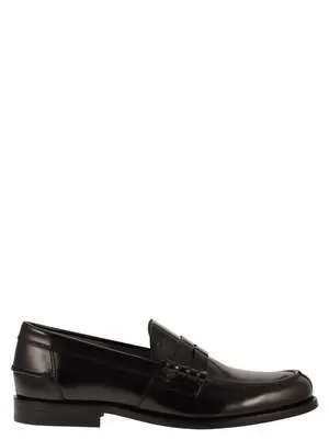 TOD'S Leather Loafers - Black