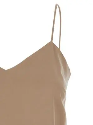 Max Mara Umbia Silk Tank Top - Cream