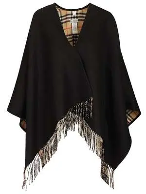 Burberry Reversible Cape - Black