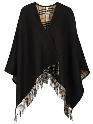 Burberry Reversible Cape - Black