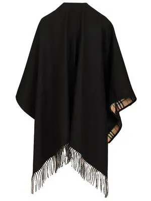 Burberry Reversible Cape - Black