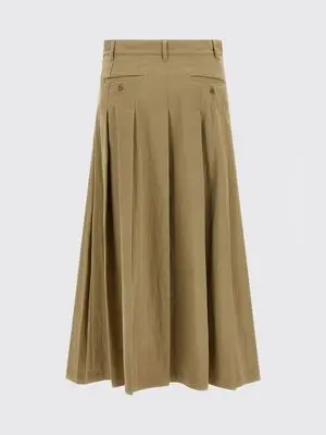 Max Mara Orme Long Cotton Blend Skirt