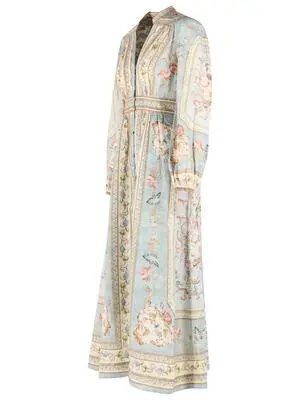 Zimmermann Roselight' Light Linen Midi Dress
