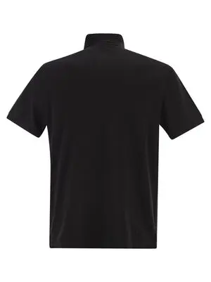 Stone Island Regular Fit Short-sleeved Polo Shirt With Compass Patch
