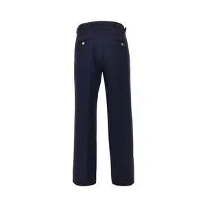 Dolce & Gabbana Wool Pants With Waist Straps