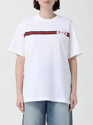 Gucci Relaxed Web Jersey T-shirt - White