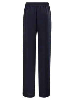Herno Flowing Wide-leg Trousers With Drawstring