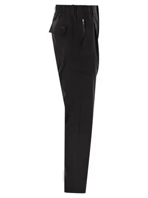 Herno Cargo Trousers With Mechanical Stretch Yarn
