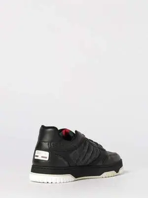 Gucci Re-web Leather Sneakers - Black