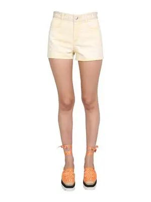 Stella McCartney Denim Shorts - Yellow