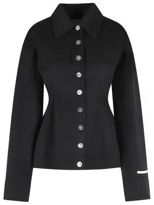 Sportmax Arena' Virgin Wool Jacket - Black