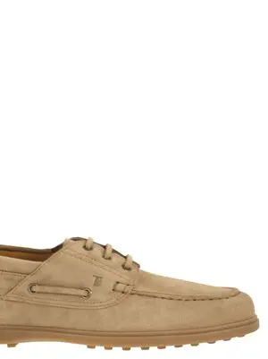 TOD'S Suede Boat Shoe