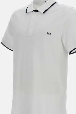 FAY Polo Piquet Stripes