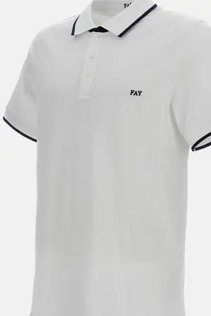 FAY Polo Piquet Stripes - Multicolor