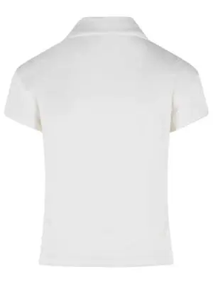 COURREGES Polyester Polo Shirt - White
