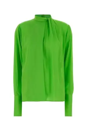 TOM FORD Fluo Georgette Blouse - Green