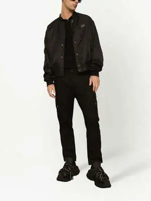 Dolce & Gabbana Virgin Wool Polo With Logo