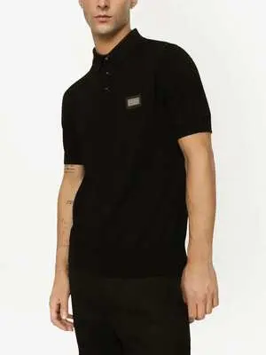 Dolce & Gabbana Virgin Wool Polo With Logo