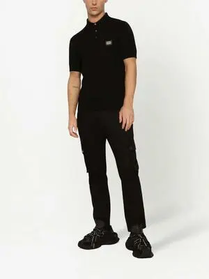 Dolce & Gabbana Virgin Wool Polo With Logo
