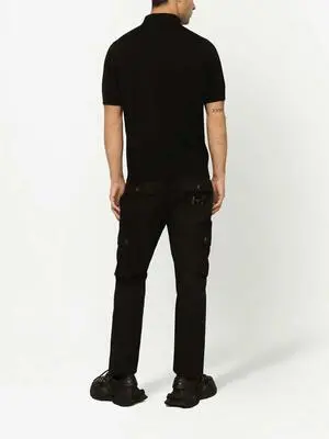Dolce & Gabbana Virgin Wool Polo With Logo