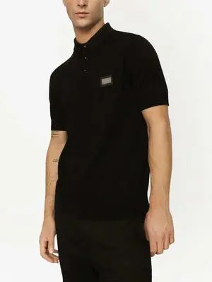Dolce & Gabbana Virgin Wool Polo With Logo