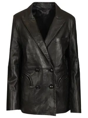 BLAZÉ MILANO Vegas Baby Double-breasted Blazer - Black