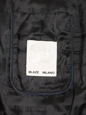 BLAZÉ MILANO Vegas Baby Double-breasted Leather Blazer