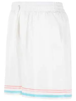 Casablanca Silk Twill Shorts
