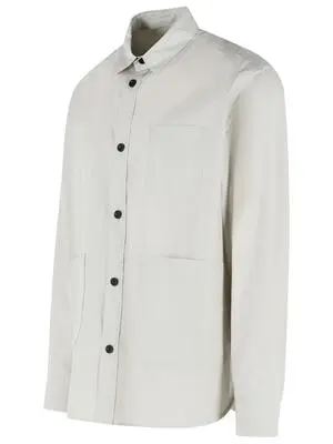 Sacai Typewriter' Light Beige Cotton Shirt