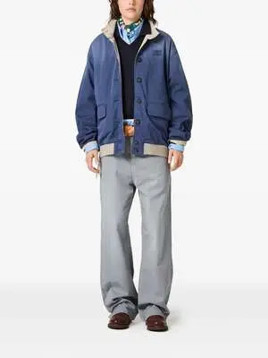 Miu Miu Washed Twill Jacket - Multicolor