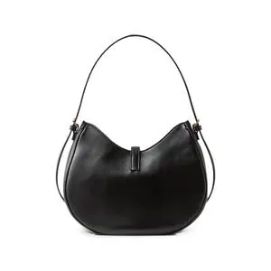 Versace Emblème Nappa Leather Shoulder Bag - Black