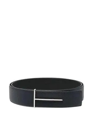 TOM FORD Reversible Leather Belt - Blue