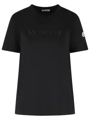 Moncler Cotton T-shirt - Black