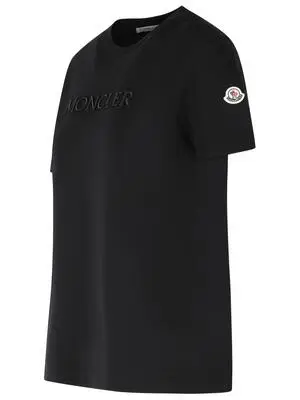 Moncler Cotton T-shirt - Black