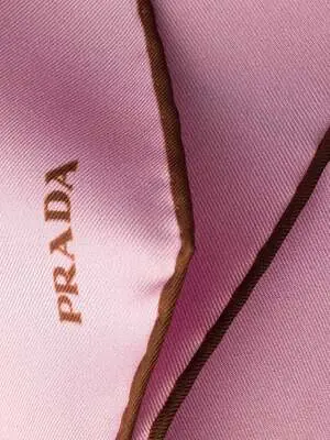 Prada Printed Twill Scarf