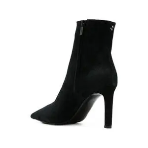 JIMMY CHOO Suede Stiletto Ankle Boots