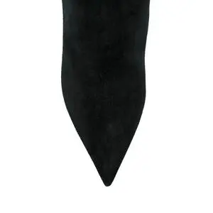 JIMMY CHOO Suede Stiletto Ankle Boots