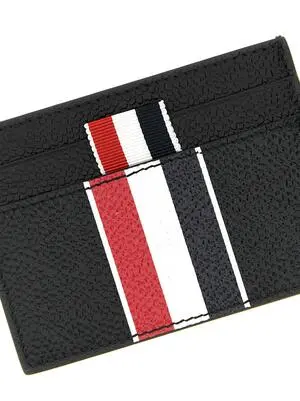 Thom Browne Rwb Card Holder - Black
