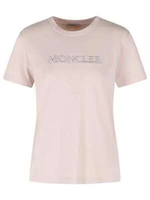 Moncler Cotton T-shirt - Pink