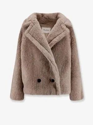 Max Mara Mxmcambusa Alpaca And Cashmere Fur Jacket - Multicolor