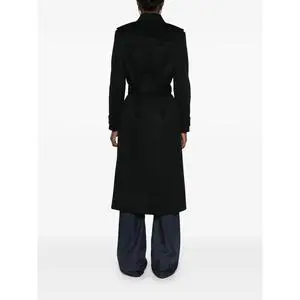 Saint Laurent Wool Single Breasted Coat