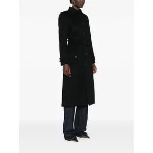 Saint Laurent Wool Single Breasted Coat