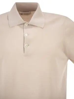 Brunello Cucinelli Lightweight Cotton Knit Polo Shirt - Multicolor